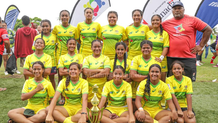 Vava'u dominates U16 Women's rugby Sevens Championship | Matangi Tonga