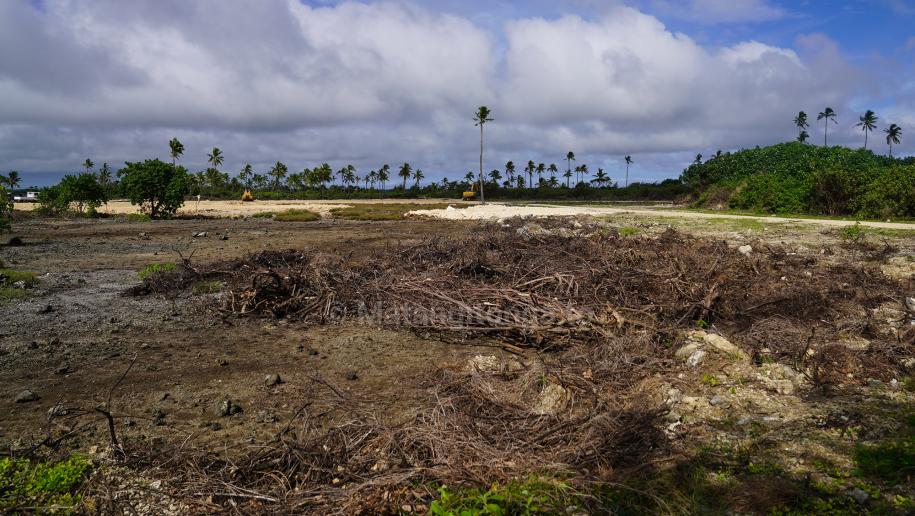 Land reclamation underway for Gov't prefab houses project | Matangi Tonga