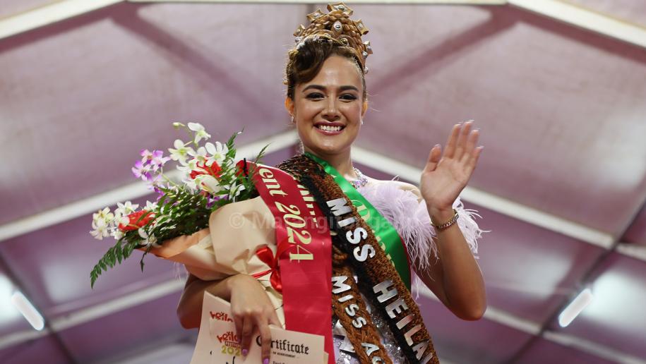 Law graduate, Racheal Guttenbeil wins Miss Heilala 2024 | Matangi Tonga