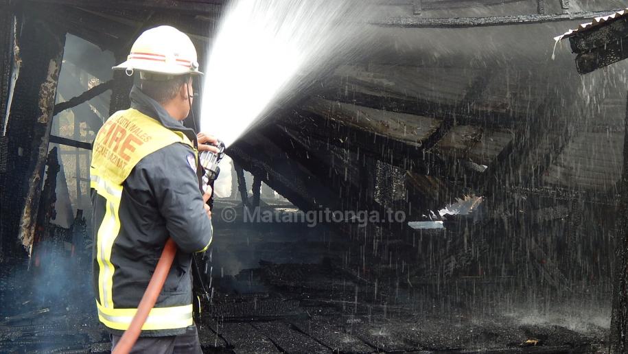 House fire in Vuna Road | Matangi Tonga