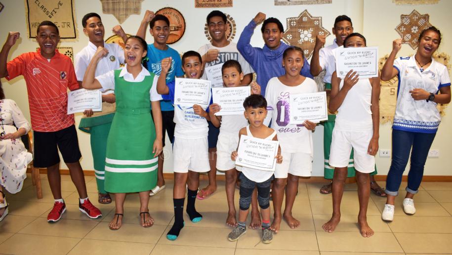 Quick Rip rugby winners encouraged by NZ HIgh Commissioner | Matangi Tonga