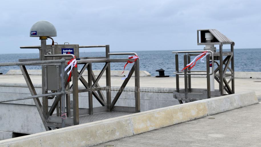 New sophisticated tide gauge station commissioned in Tonga | Matangitonga