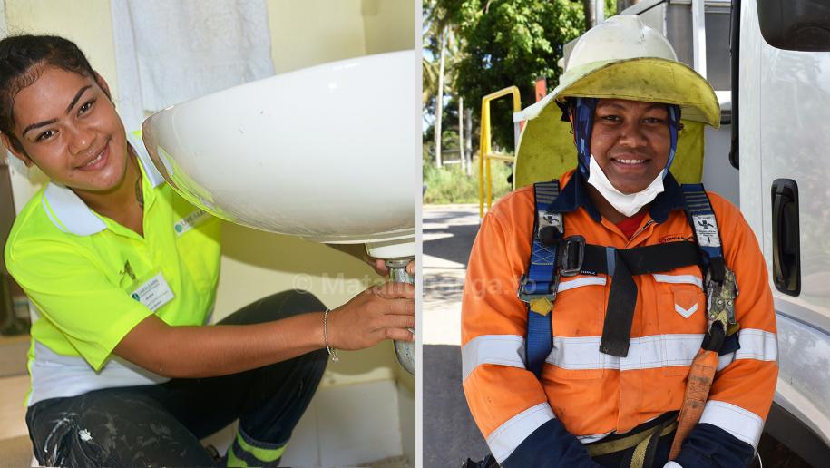Young Tongan women find courage to tackle new roles | Matangi Tonga