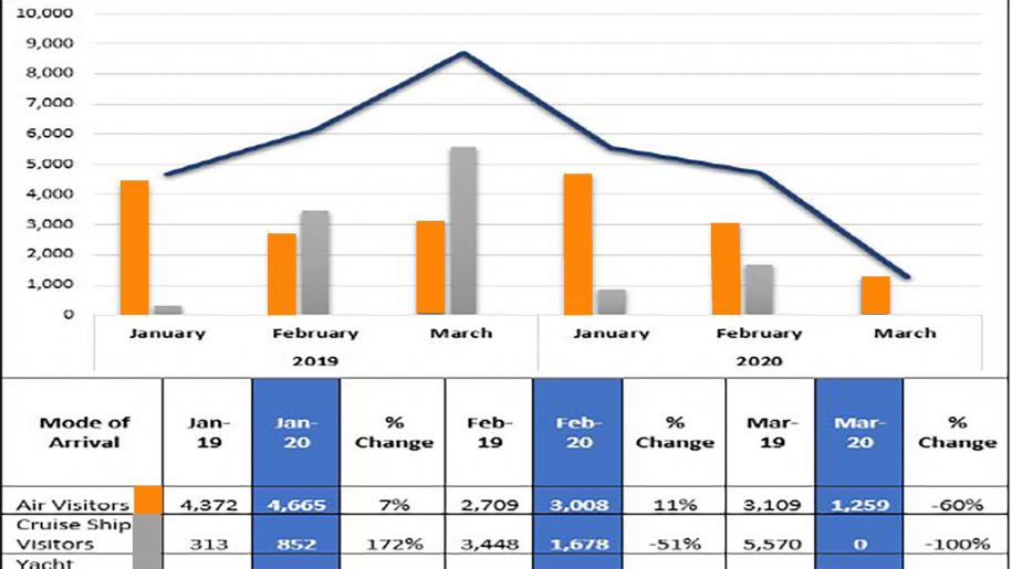 Major visitor decrease before Tonga border closure | Matangi Tonga