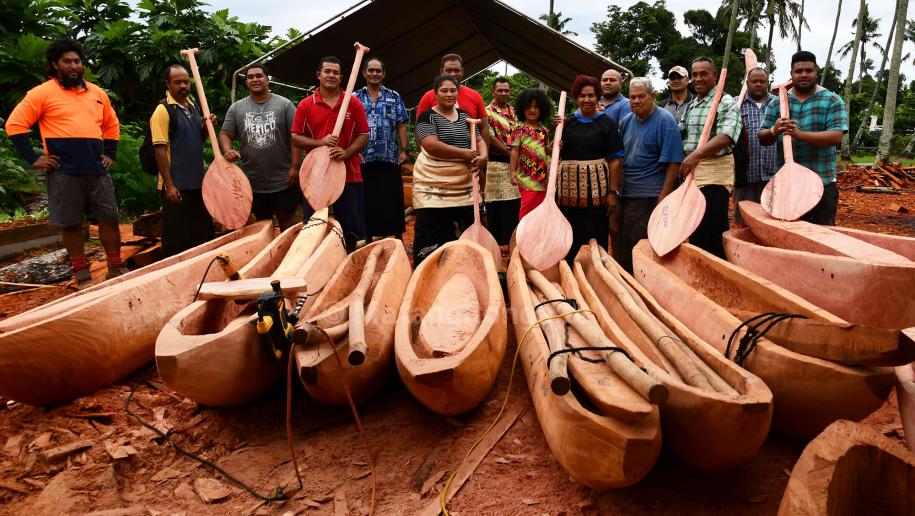 Ha’apai people learn how to build outrigger canoes to revive ...