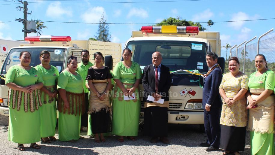 Three new waste vehicles for Ha’apai | Matangi Tonga