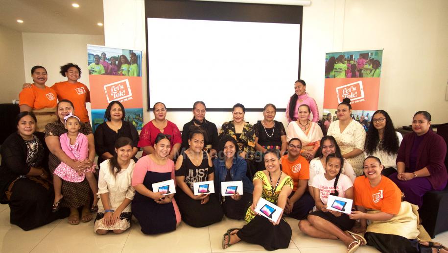 One Girl's Let's Tok digital wellness program in Tonga | Matangi Tonga