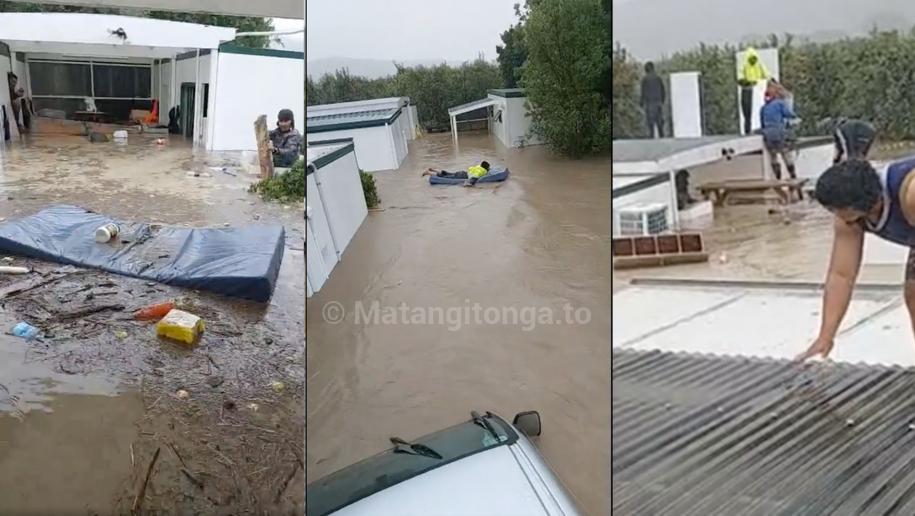 Tongan RSE workers stranded in massive flooding at Hastings | Matangi Tonga