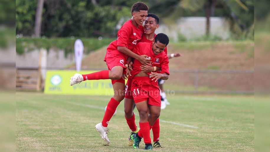 Tonga wins first match in the OFC U-16 championship qualifying stage ...